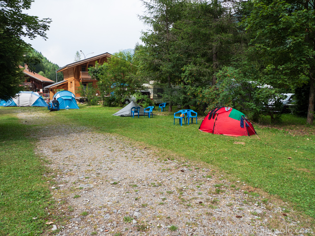 ツールドモンブラン(TMB)1周 宿泊施設編② Camping Le Pontet ! – Enjoy Traveling Solo