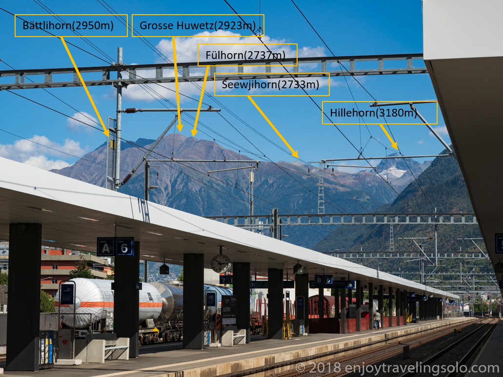 【みんなの疑問に答えるコーナー？！】Visp駅から見える山は何て名前？徹底解説！ – Enjoy Traveling Solo